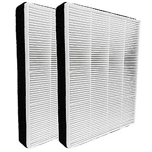 Nispira F2 True HEPA Filter Replacement Compatible with Filtrete Room Air Purifier FAP-C02WA-G2, FAP-C03BA-G2, FAP-T03BA-G2, 2 Packs