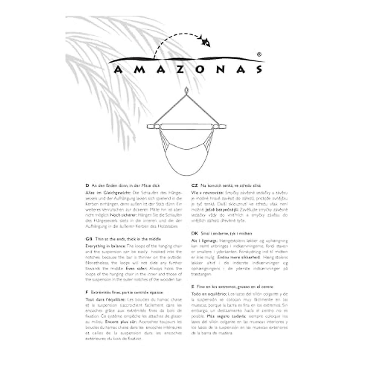 Amazonas Brasil Hammock Swing Chair | Indoor & Outdoor Hammock with Spreader Bar for Patio, Porch, Bedroom or Backyard | Luxury Swing Hammock Chair | Handwoven in Brasil | Max 330 lbs, Mocca