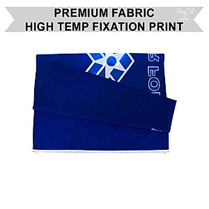 US Air Force Flag Wings Logo 3x5 ft USAF White on Blue Veteran Active (3x5FT)