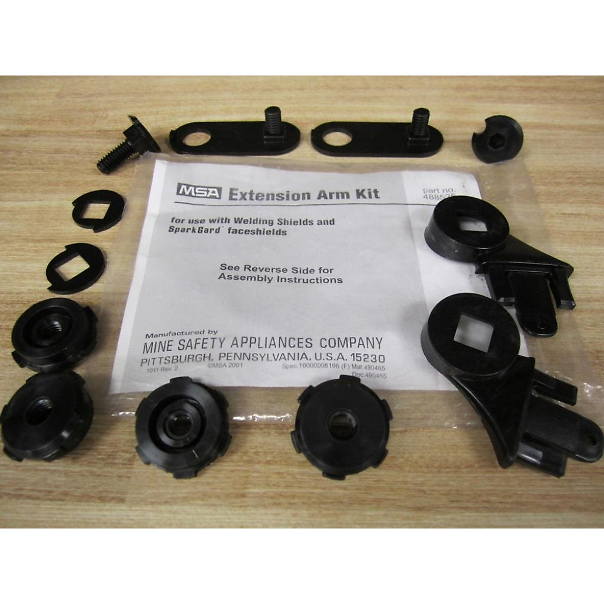 MSA 488525 Welding Adapter Kit - Standard Welding Shield Adapter, Fits Skullgard & Spark Gard Safety Helmets, Durable & Replaceable Accessory, Reusable & Easy-to-Clean