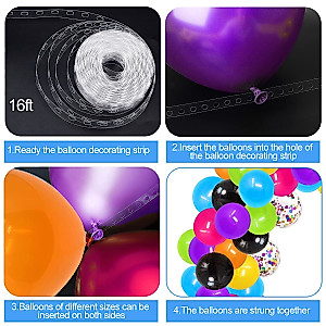 90s 80s 70s 60s 50s Themed Party Decorations Balloons Garland, 115Pcs 90's 80's 70's 60's 50's Rainbow Balloon Garland Arch Party Supplies, Back to The 90s Latex Color Confetti Balloons Hip Hop Party Decor