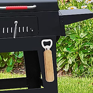 2 Pack Magnetic Beer Bottle Opener for Fridge with Solid Wood Handle, Easily Stay on the Fridge and RV for Convenient Storage - Cool Kitchen Gadget, Gift for Fathers Husbands Bartender