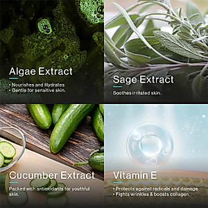 eb5 Aha Anti-Aging Facial Toner with Vitamins and Antioxidants, Tones, Firms & Tightens, Alchohol-Free, Clinically Tested on Sensitive Skin (6 fl oz)