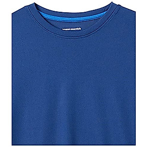 Amazon Essentials Men's Active Performance Tech T-Shirt (Available in Big & Tall), Pack of 2, Navy/Royal Blue, X-Large