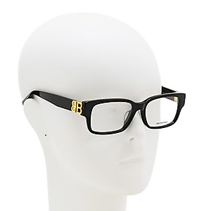Balenciaga BB0105O 001 Eyeglasses Women's Black/Gold Full Rim 54mm