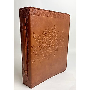 Embossed Spiritual Divine Tree of Life Holy Bible Book Cover (Large Size)