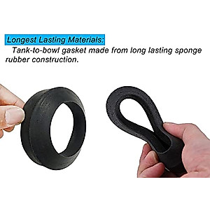 3-Inch Toilet Flush Valve Replacement 2-piece Toilet Tank Parts with Gasket and Bolts Fit for American Standard 738921-100.0070A Easy to Install High Performance Water-Saving