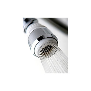 PF WaterWorks HydroSAVER WaterSense Water Conservation Kit - 3 Pattern Showerhead, Dual Spray Swivel Kitchen Aerator, 2 Bath Aerator - 1.5 GPM; PF0541