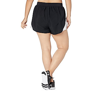 Under Armour Womens Fly by 2.0 Shorts, Black (002)/Reflective, 2X