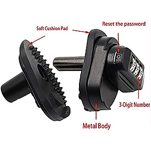 Yoknow Trigger Lock, Universal Combination Gun Lock - Fits Pistols, Rifles, Shot Guns (3pcs)