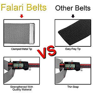 Canvas Web Belt Fully Adjustable Cut to Fit Golf Belt Flip Top Black Buckle - Black