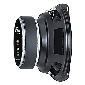 PRV AUDIO 4 Inch Midrange Speaker 4MR60-4, 60 Watts Program Power, 4 Ohm, 30 Watts RMS Power Pro Audio Loudspeaker (Single)