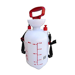 TABOR TOOLS 1.3 Gallon Lawn and Garden Pump Pressure with Pressure Relief Valve, Adjustable Shoulder Strap and Telescopic Adjustable Wand and VITON Seals. N50VA.