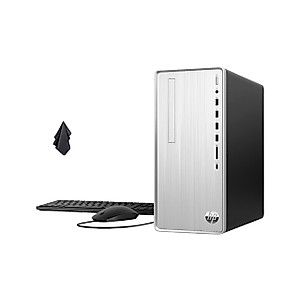 HP Newest Pavilion TP01 Desktop Computer, AMD Ryzen 7-5700G (Beats i9-10900), AMD Radeon, DVD Writer, Wireless, 9 USB Ports, HDMI, Bluetooth, Windows 11 Home(64GB RAM | 2 TB PCIe SSD)