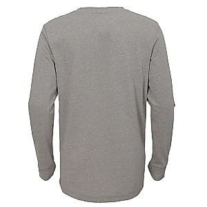 Outerstuff Tampa Bay Lightning Juniors Size 4-18 Hockey Team Logo Long Sleeve T-Shirt (Boys X-Small-4/5) Grey