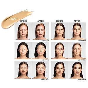 Kevyn Aucoin Foundation Balm, FB 02 (Light) shade + brush: Light diffusing. Full coverage, buildable, blends, blurs, corrects, evens out complexion, and hydrates. All skin types. Makeup artist go to.
