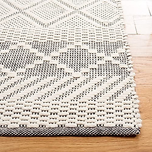 SAFAVIEH Natura Collection 6' x 9' Ivory NAT854A Handmade Moroccan Boho Tribal Wool Area Rug