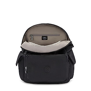 Kipling Women's City Pack Backpack Handbag, Black Noir, 18.5x32x37 cm (LxWxH)