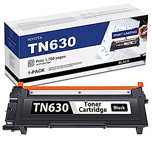 MANDBOY [𝐍𝐞𝐰 𝐕𝐞𝐫𝐬𝐢𝐨𝐧] TN630 Compatible TN-630 Toner Cartridge Replacement for Brother TN 630 HL-L2300D L2305W L2360DW MFC-L2680W L2707DW DCP-L2520DW L2540DW Printer | 1Pack Black TN630