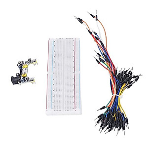Breadboard Kit 12V, 830 Tie Points Breadboard Kit Multipurpose Female USB Socket with Power Supply for Programming DIY Projects