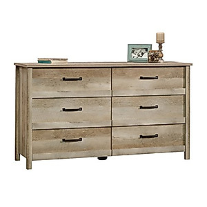 Sauder Cannery Bridge 6-Drawer Dresser, Lintel Oak finish