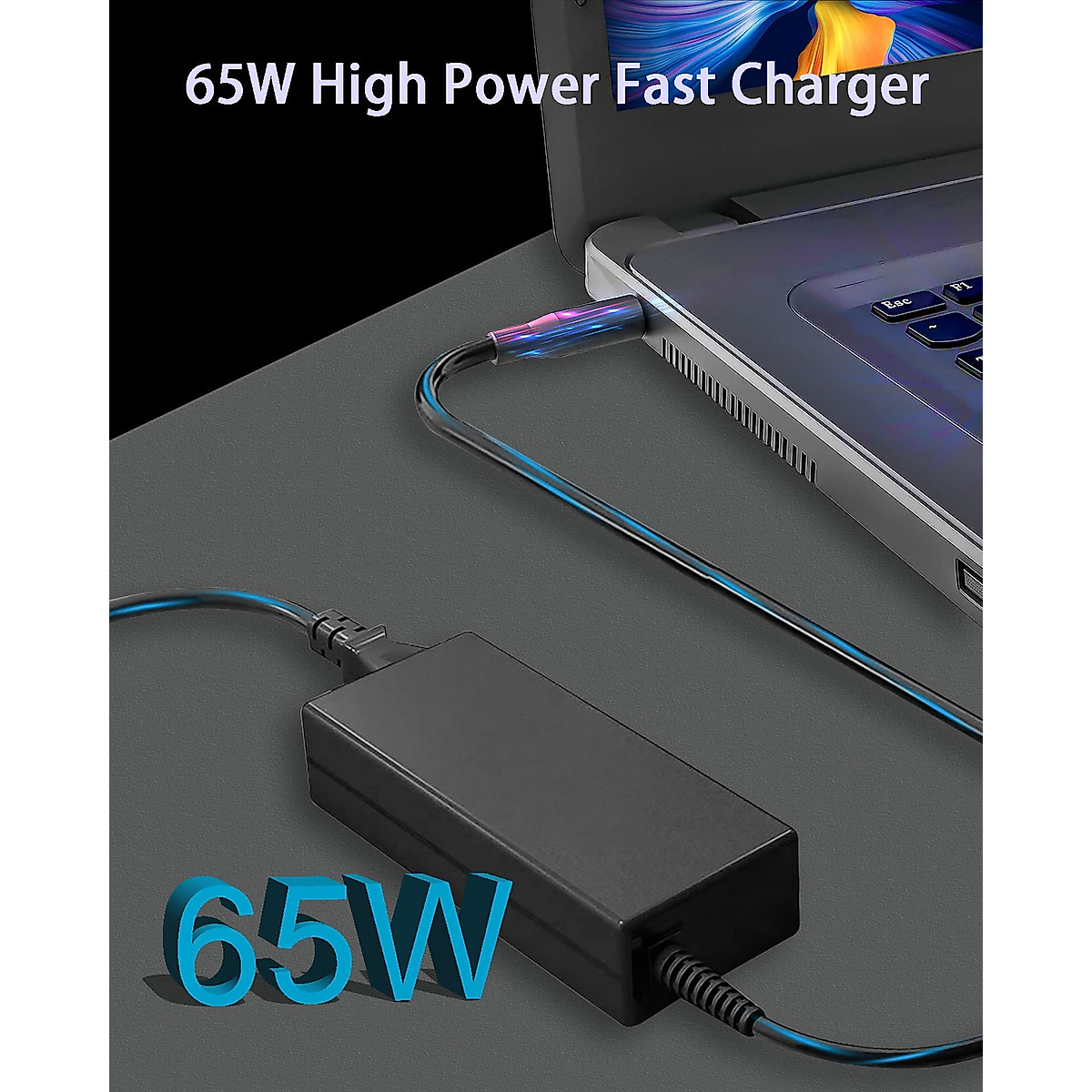 65W 45W Dell Laptop Charger, Replacement for Dell Inspiron 17 15 14 13 11 7000 5000 3000 Series 3505 3793 N5110 5559 5567 Latitude 3410 3420 3510 3520 E5470 7390 7490 Adapter Power Supply Cord