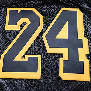 Livrania Youth #8 Legend Basketball Jersey Kids Boys #24 Sports T-Shirt Jerseys Children Stitched Clothing for Gifts(8/24-Youth-Black-M)