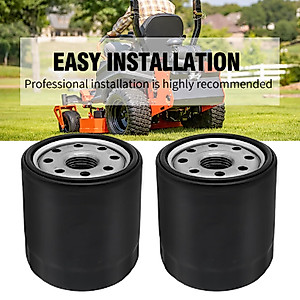Anxingo 2Pcs 52114 Oil Filter, Replaces HG52114 109-3321 539113466 600976 21545100，Replacement for Hydro-Gear 52114 Ariens 21545100 Bad Boy 063-1050-00