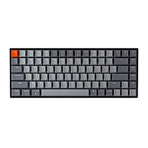 Keychron K2 75% Layout RGB Bluetooth Wireless Mechanical Keyboard with Gateron G Pro Red Switch/Anti Ghosting/N-Key Rollover, Compact 84 Keys USB Wired Gaming Keyboard for Mac Windows-Version 2