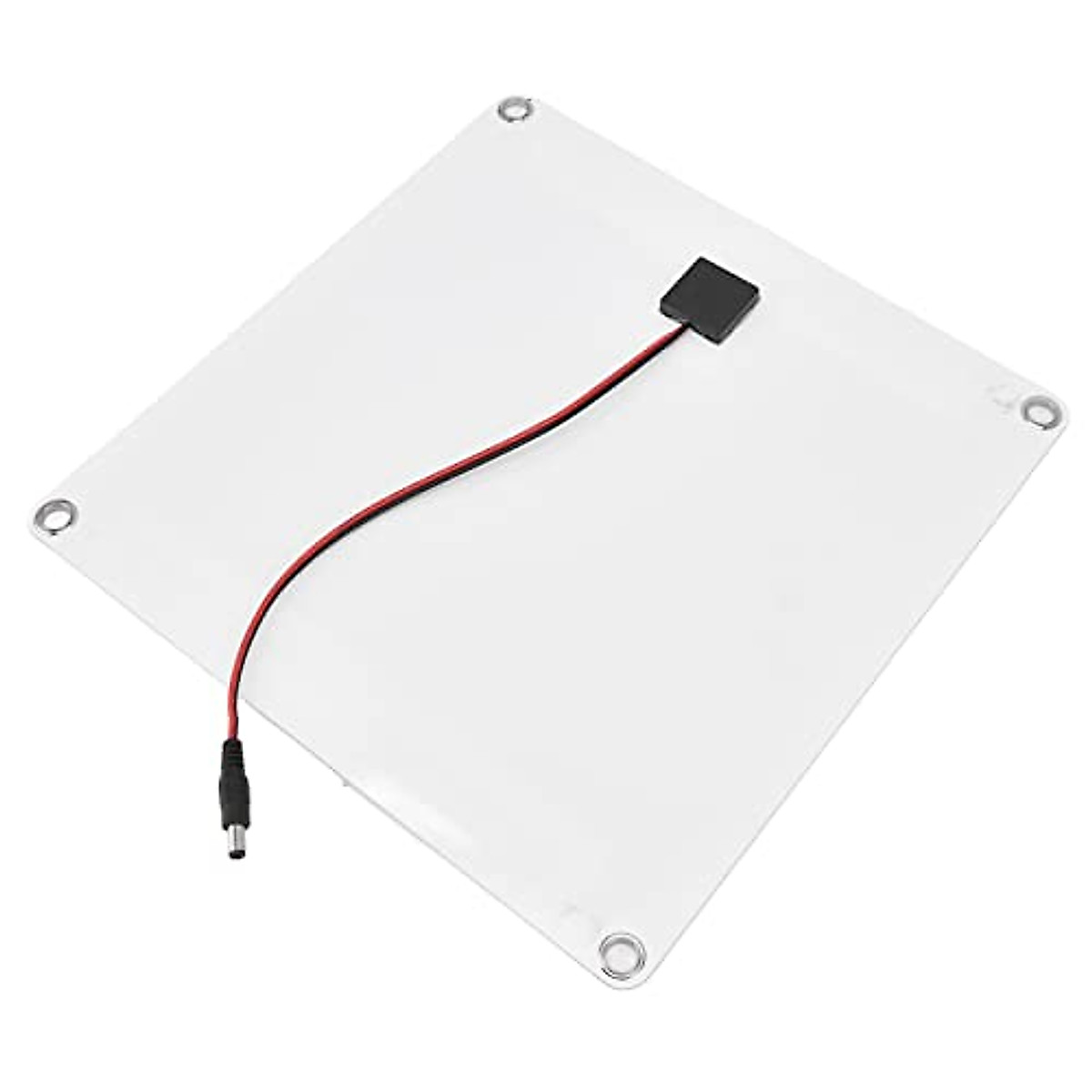 Diydeg Solar Powered Fan Kit, 100W 12V 10in Waterproof Cooling Round Solar Panel Exhaust Fan with Fan Cover, 3000 RPM Outdoor Portable Mini Ventilator for Chicken Coops, Greenhouse Shed, Pet House