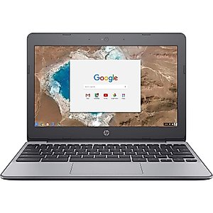HP Chromebook 11-V031nr 11.6" 4GB 16GB Intel Celeron N3050 X2 1.6GHz, Gray (Renewed)