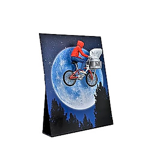 NECA - E.T. The Extra-Terrestrial 40th Anniversary 7″ Scale Action Figure – Elliott & E.T. on Bicycle