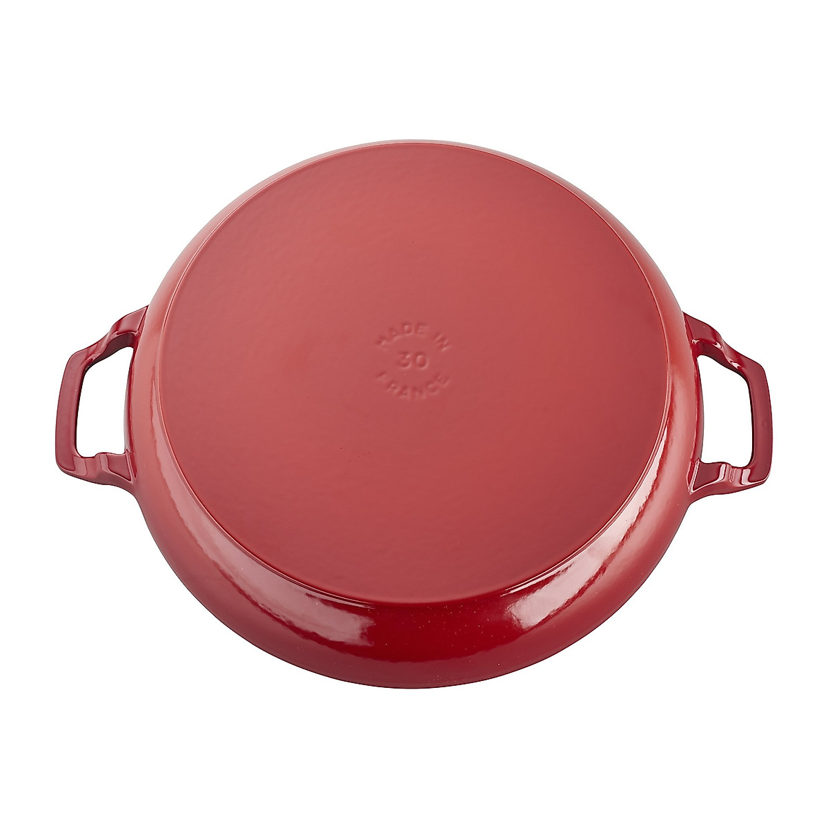 STAUB Braiser with Glass Lid, 3.5-Qt, Cherry