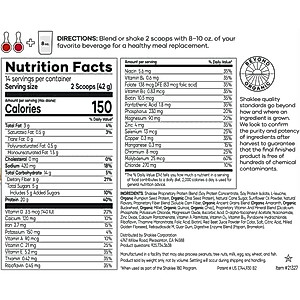 Shaklee Life Energizing Shake Delicious Non-GMO Protein Shake with pre- and probiotics - Strawberry