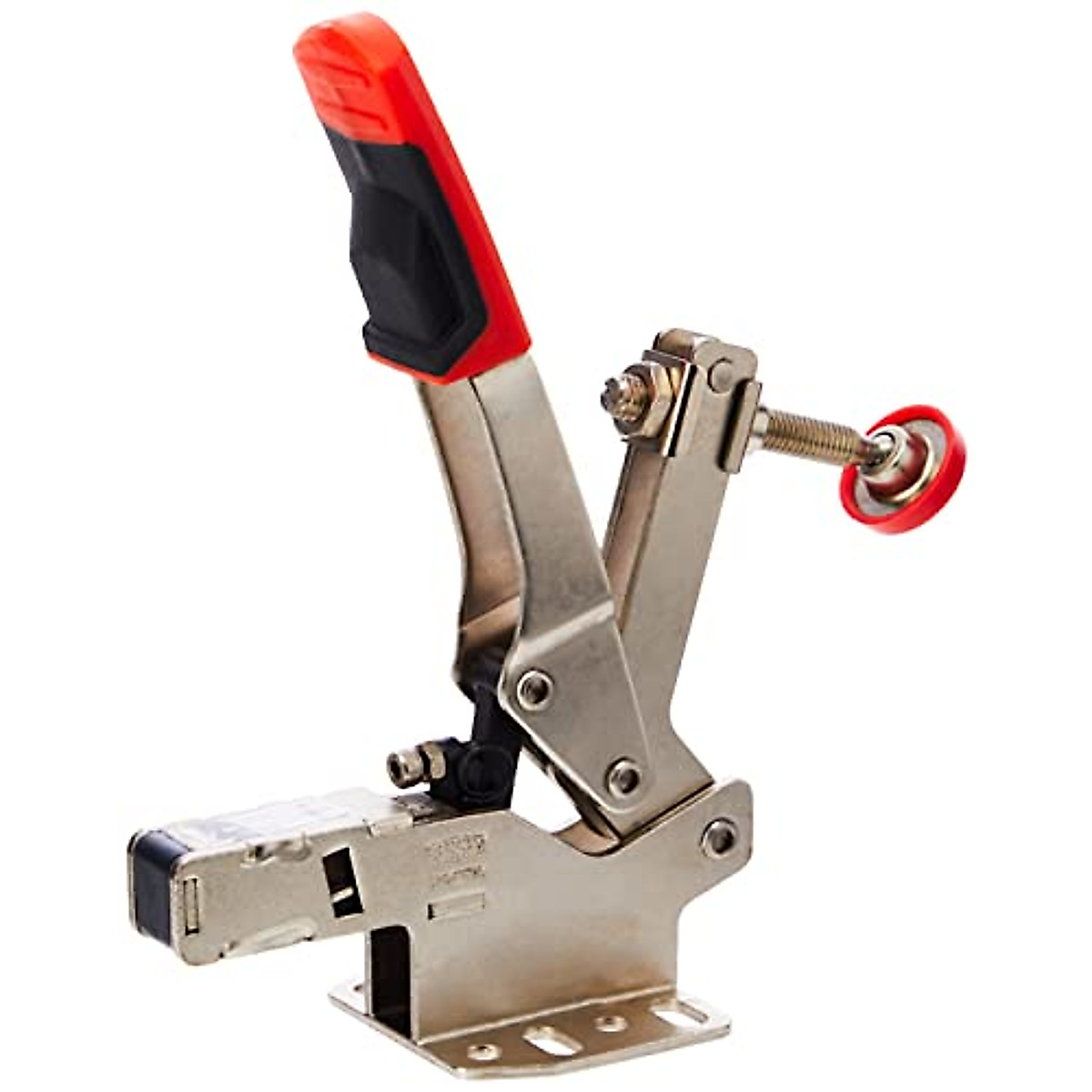 BESSEY STC-HH70 Horizontal Auto-Adjust Toggle Nickel Plated Clamp, Silver