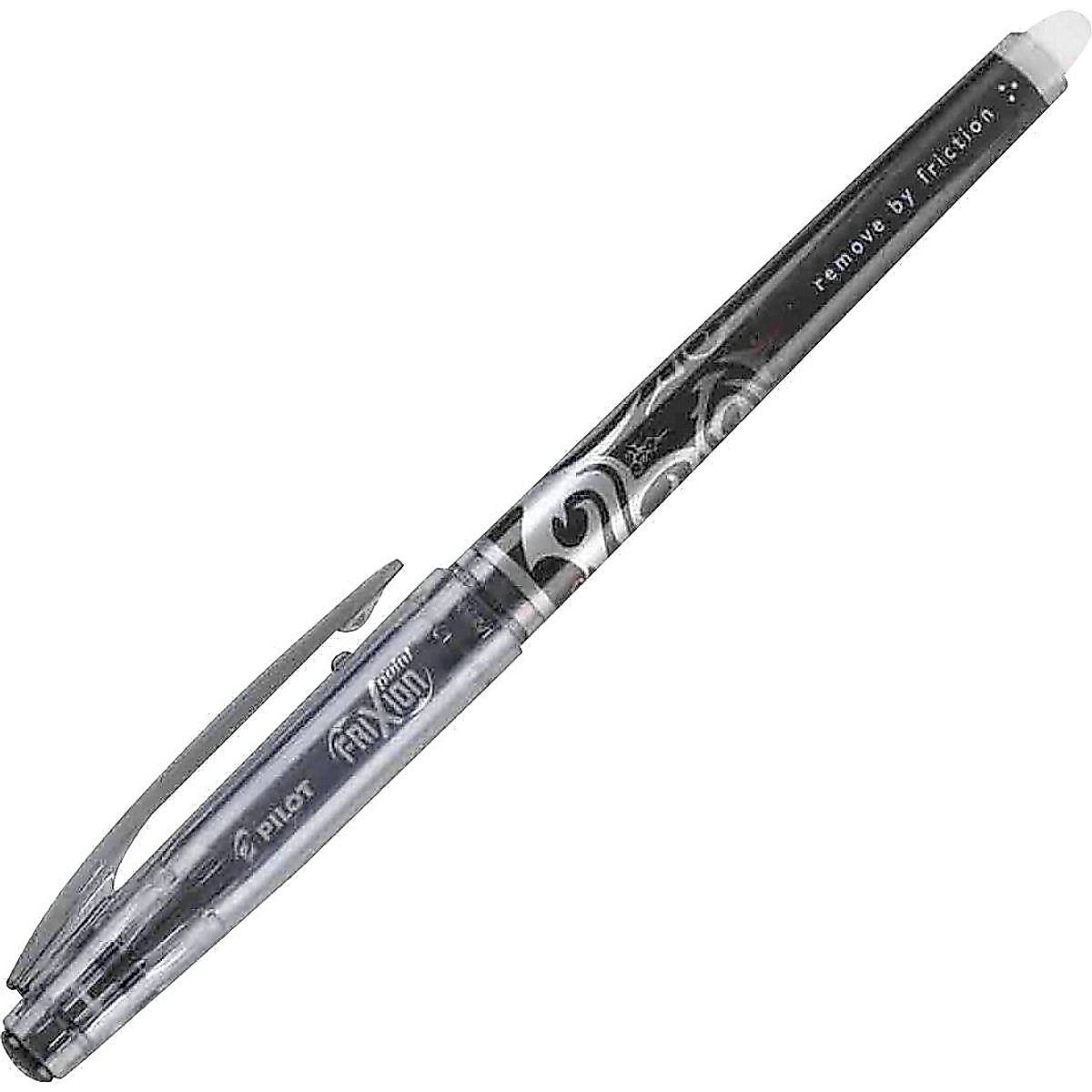 PILOT FriXion Point Erasable & Refillable Gel Ink Pens, Extra Fine Point, Black Ink, 3-Pack (31578)
