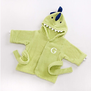 Baby Aspen "Splash-a-Saurus Dinosaur Hooded Towel Robe, 0-9 Months