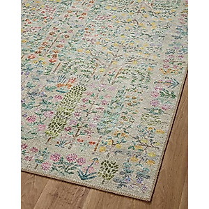 Loloi Rifle Paper Co. x Maison Collection MAO-07 Traditional, Khaki 5'-0" x 7'-6" Area Rug
