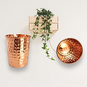 2 Activelife Hammered Design Pure Copper Tumbler Set of 4 | Drinking Water with Copper Cups | Premium Quality Copper Tumblers for Home, Office, Hotel, Travel, and Gifting - Each 10.08 Ounce