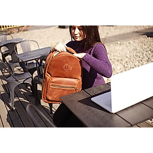 olpr. Leather Backpack (Chocolate)