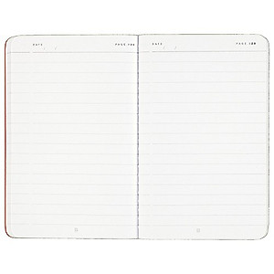 Black n' Red Notebook, Durable Flex Cover, Premium Optik Paper, Scribzee App Compatible, Environmentally Friendly, Secure Casebound Binding, 8-1/4" x 5-3/4", 71 Double-Sided Ruled Sheets, 1 Count (400065000)