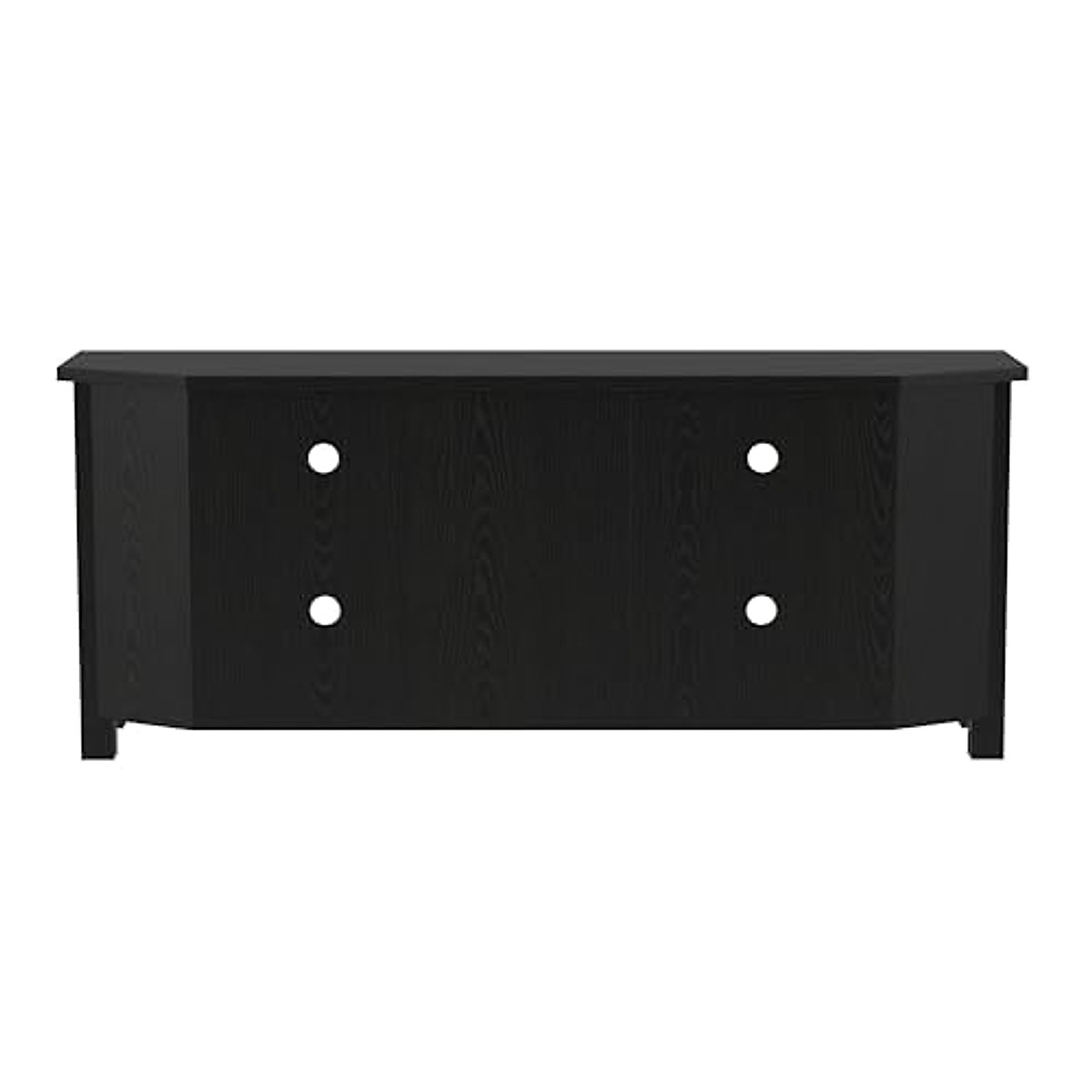 Walker Edison Maxwell Classic 2 Shelf Corner TV Stand for TVs up to 65 Inches, 58 Inch, Black