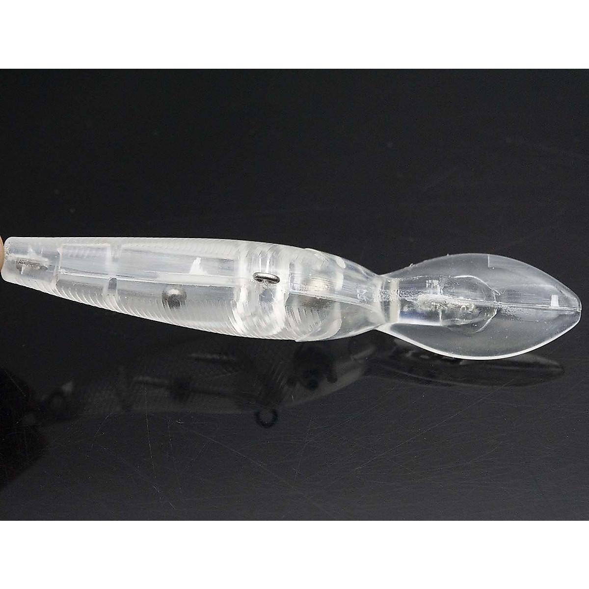 New 10PCS Unpainted Fishing Blanks Crankbait 9.2cm 6.9g topwater Artificial Bait Fishing Lures Blank Minnowbait Hard unpainted Artificial Bait Bodies DIY Fishing Tackle Spoons with Free Eye