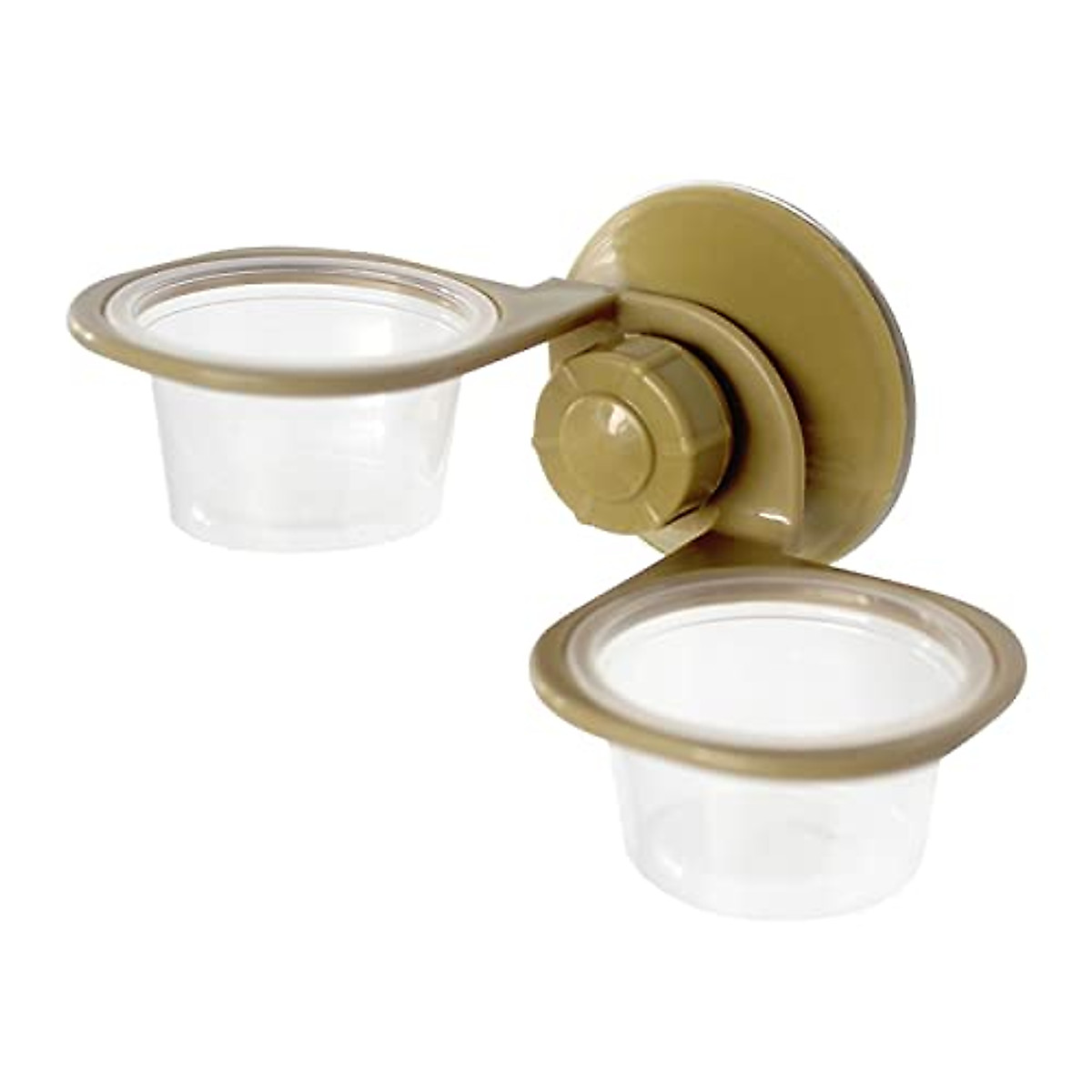 Amphibian Reptile Food Bowl Pets Suction Cup Worm Terrarium Water Dish Mealworms Bowls Feeders for Bearded Gecko