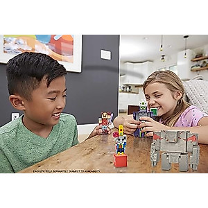 Minecraft Dungeons 3.25" Figures 2-Pk Battle Figures, Great for Playing, Trading, and Collecting, Action and Battle Toy for Boys and Girls Age 6 and Older