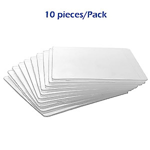 Dental Hard Splint, 10 Sheets 0.3 mm Dental Lab Splint Thermoforming Material for Vacuum Forming Machine 5'' x 5''