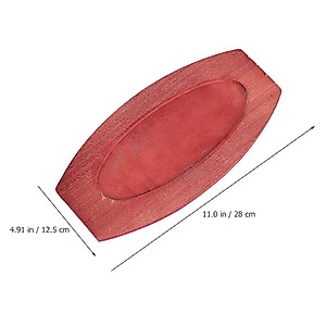 LOGOFUN Roasting Fry Pan Baseplate Grill Pan Reusable Cooking Pan Fish Serving Tray Square Cast Iron Grill Pan for Kitchen Supplies