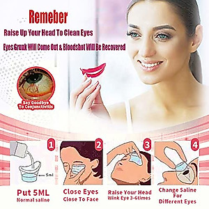 Eye Wash Cup，Eye Wash Bath Kit – 2pcs Silicone Eye Care Tired Eyestrain Makeup Dust Effective Eye Cleaner Treatment with Storage Container