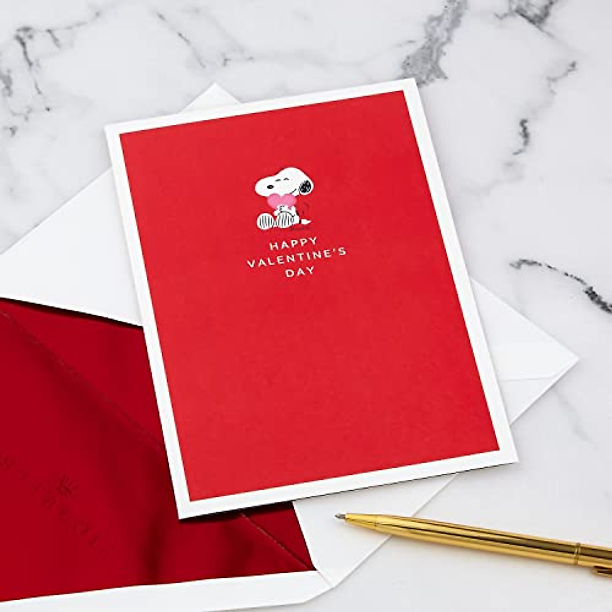 Hallmark Signature Paper Wonder Pop Up Valentines Day Card (Peanuts Gang)