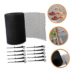 Sink Net Plastic Gutter Guard Rooftop Gutter Guard Plastic Gutter Cover Anti Leaf Protection Net Netting Gutter Drain Roof Netting Gutter Plastic Gutter Net Mesh